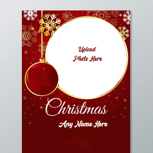 Christmas Day 2025 Photo Frame With Name